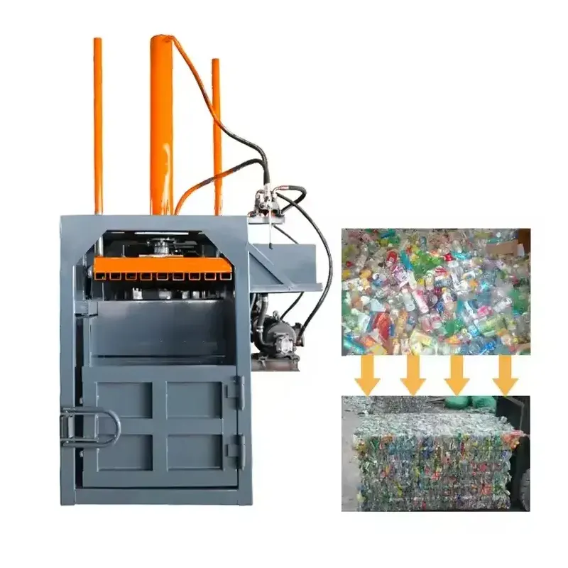 Hydraulic waste paper baler packing press machine