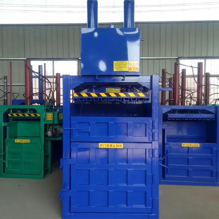 Hydraulic waste paper baler packing press machine