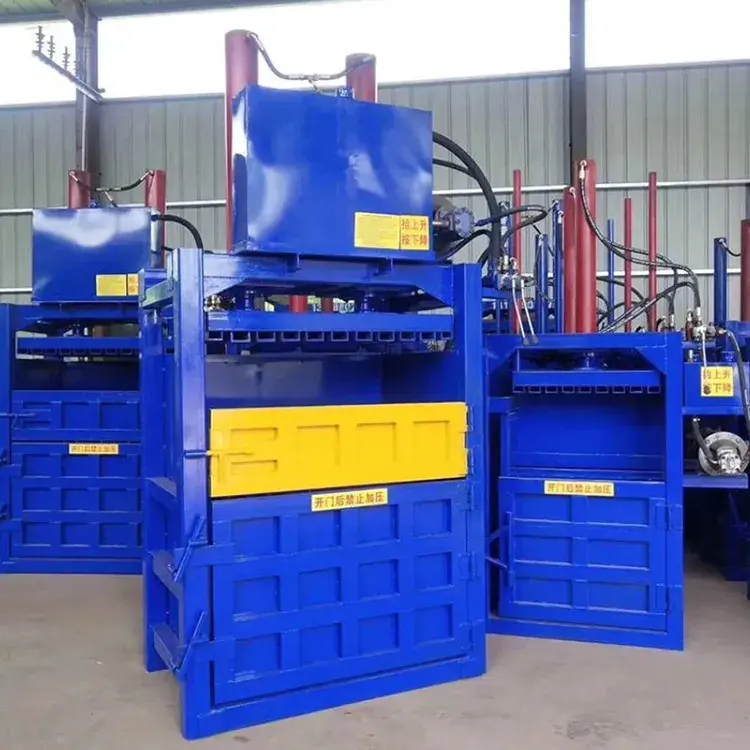 Hydraulic waste paper baler packing press machine